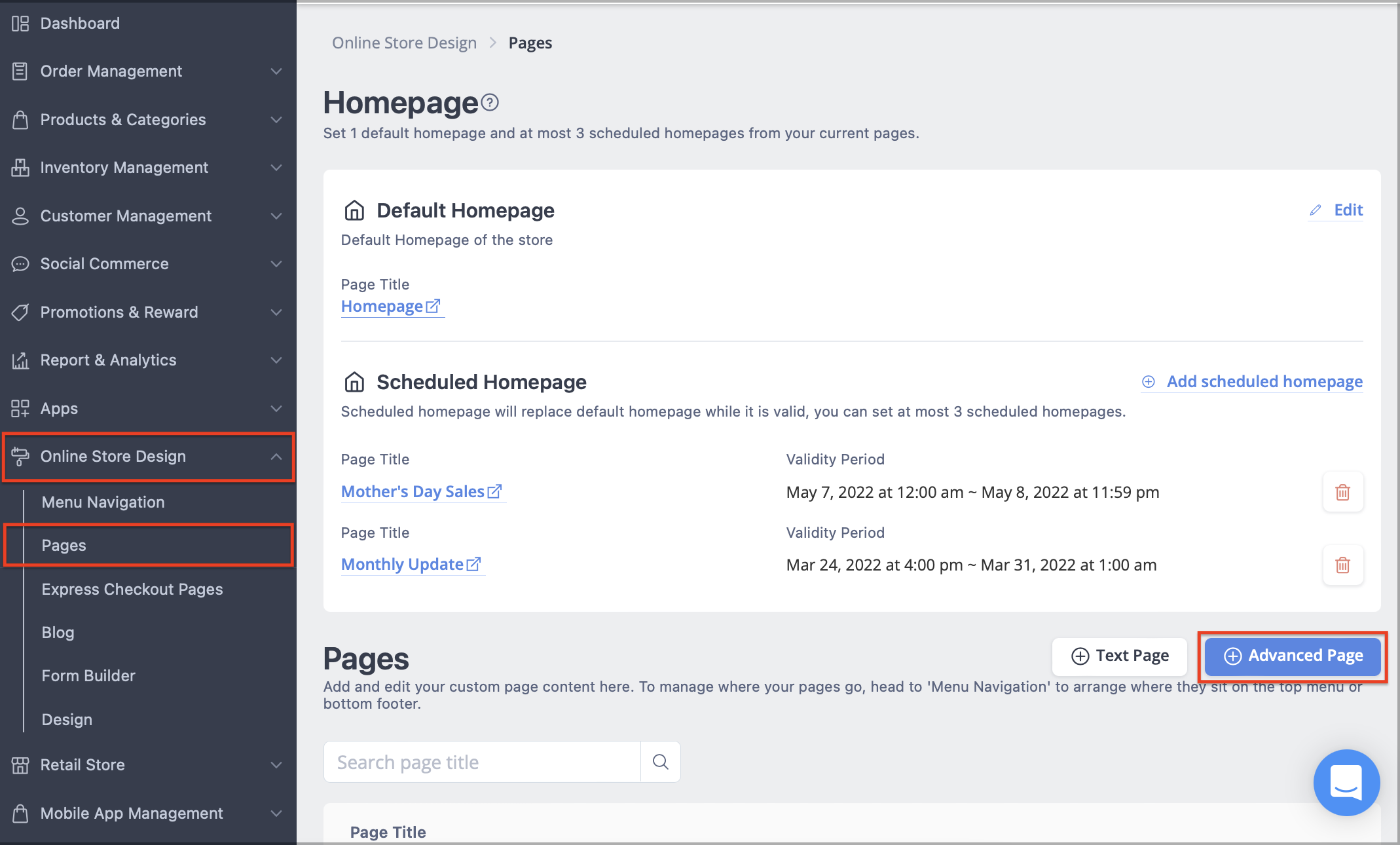 Enable "Back to top" button | Advanced Design Settings – SHOPLINE Help ...