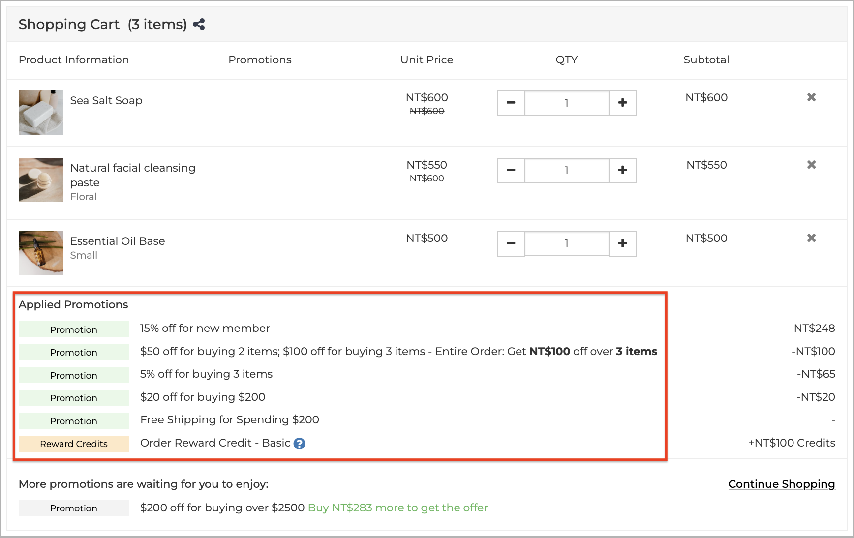 Order-Level Discount Settings – SHOPLINE Help Center