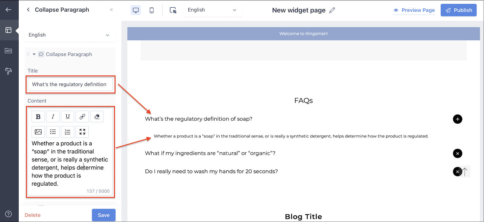 Collapse Paragraph | SHOP Builder – SHOPLINE Help Center