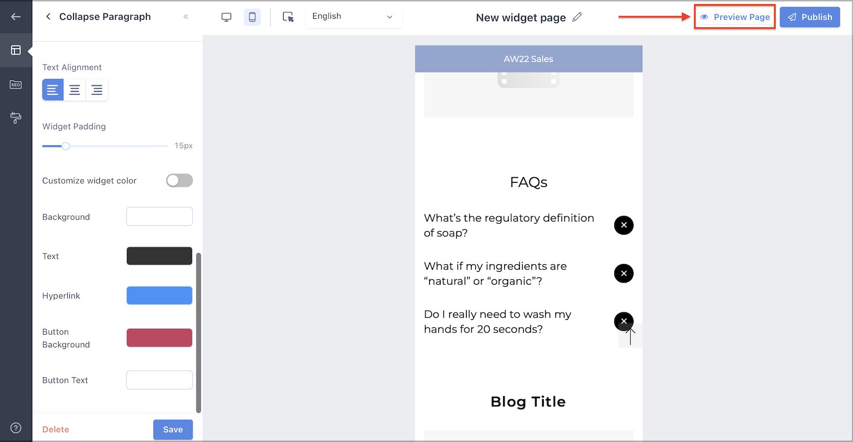 Collapse Paragraph | SHOP Builder – SHOPLINE Help Center