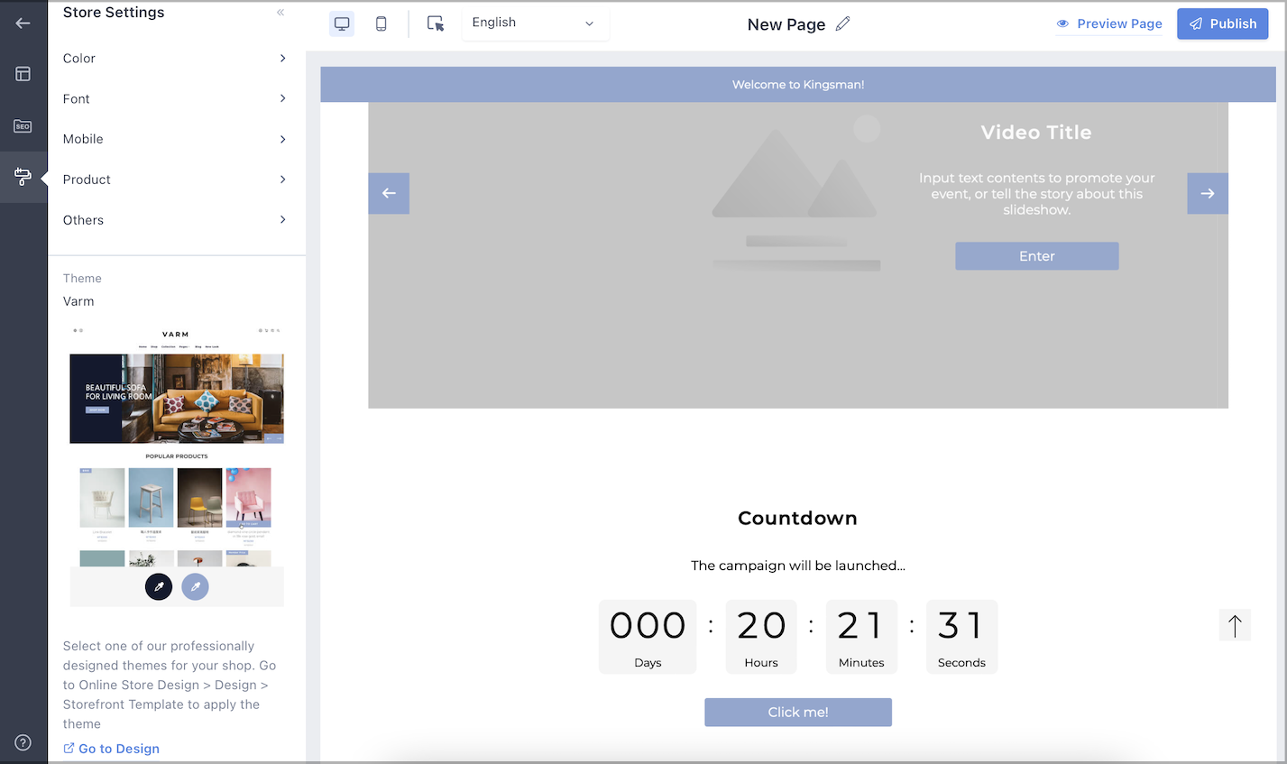 Countdown | SHOP Builder – SHOPLINE Help Center