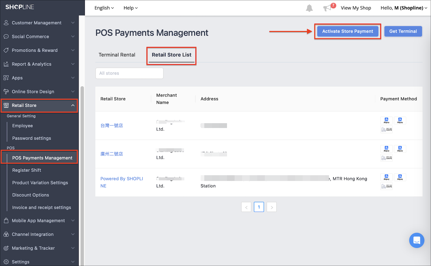 Payment Options Application and Settings (HK) – SHOPLINE Help Center