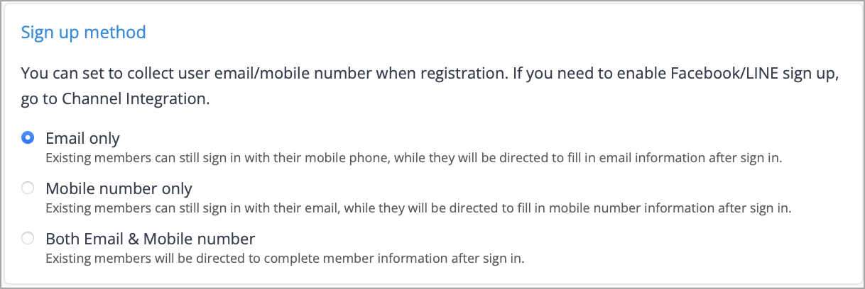 Email Verification for Sign Up｜Customer Login Settings – SHOPLINE Help ...