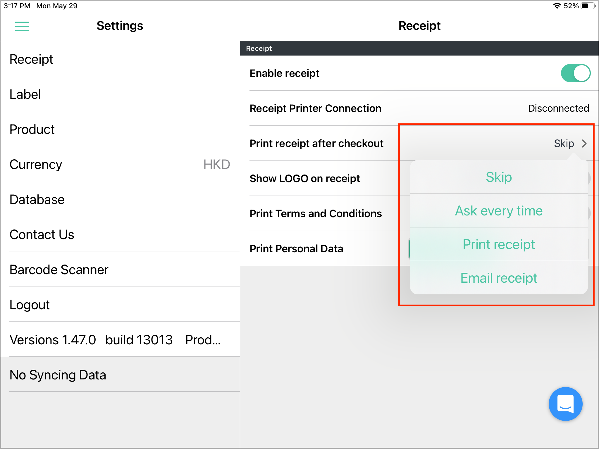 Receipt After Checkout | POS App – SHOPLINE Help Center