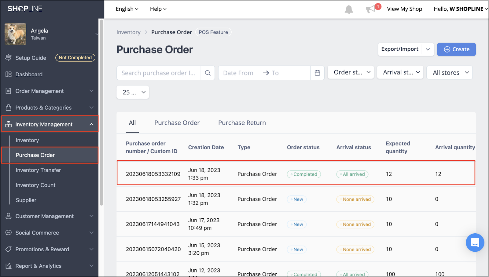 Bulk Create/ Update Purchase Order｜POS Admin – SHOPLINE Help Center
