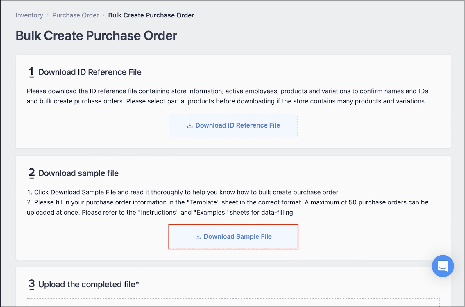 Bulk Create/ Update Purchase Order｜POS Admin – SHOPLINE Help Center