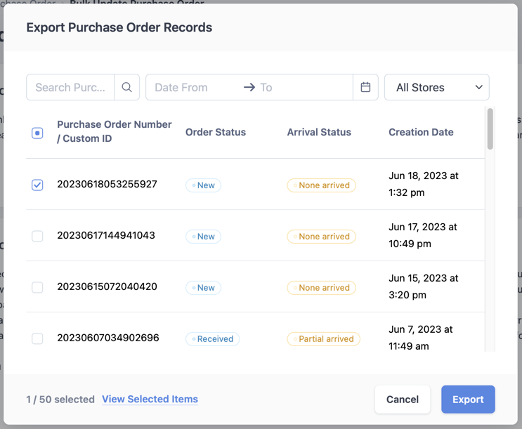 Bulk Create/ Update Purchase Order｜POS Admin – SHOPLINE Help Center