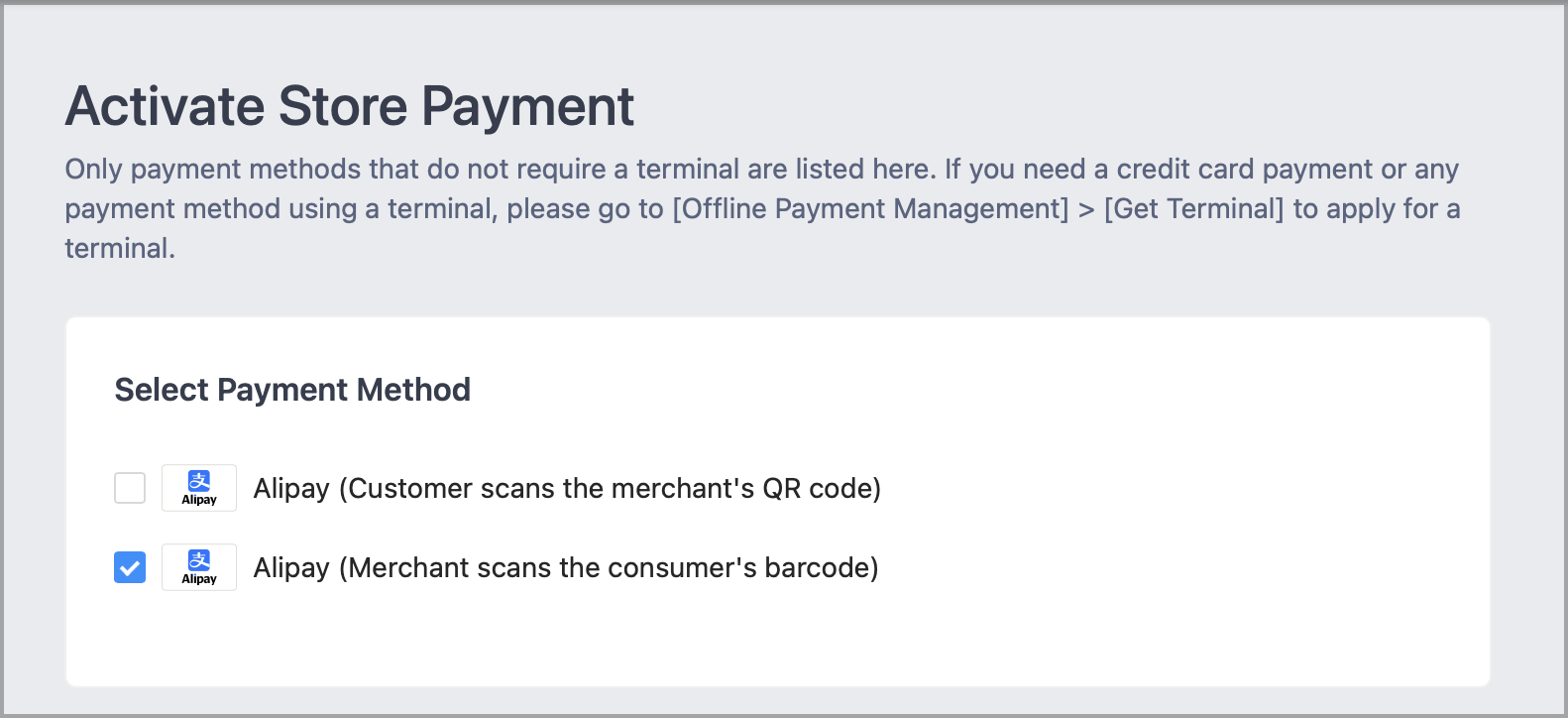 Payment Options Application and Settings (HK) – SHOPLINE Help Center