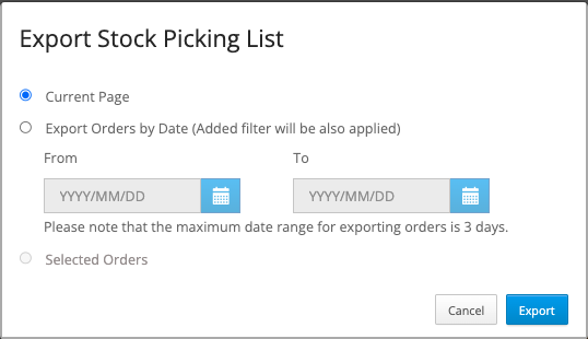 Order Export – SHOPLINE Help Center