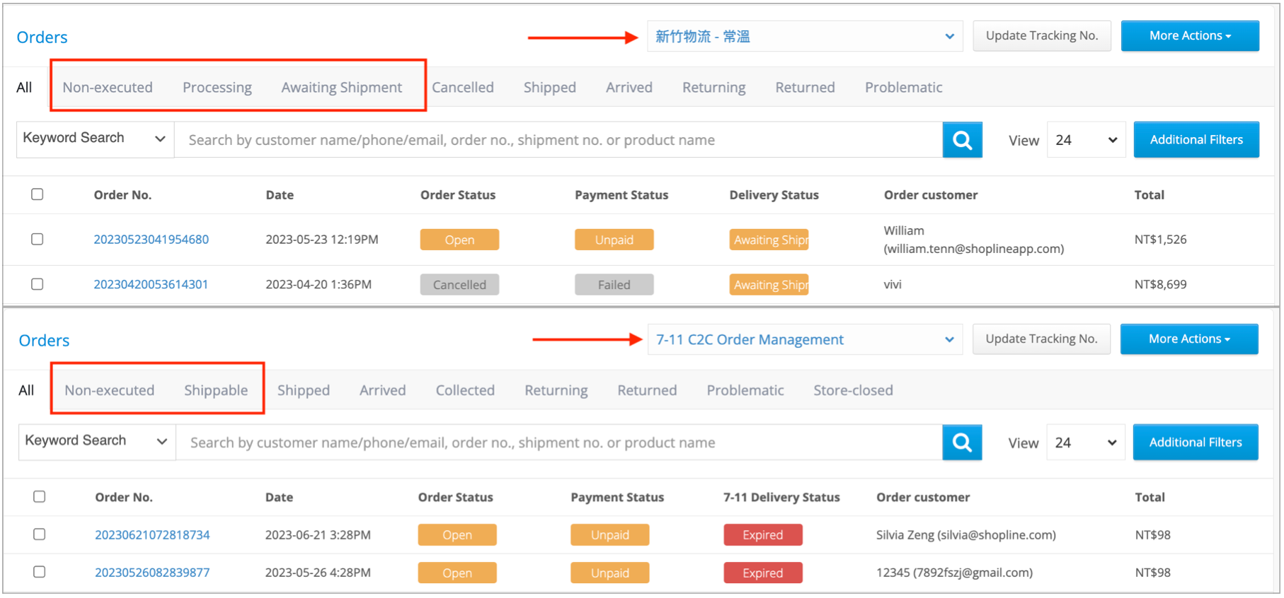 Order Management Overview | Order Management – SHOPLINE Help Center