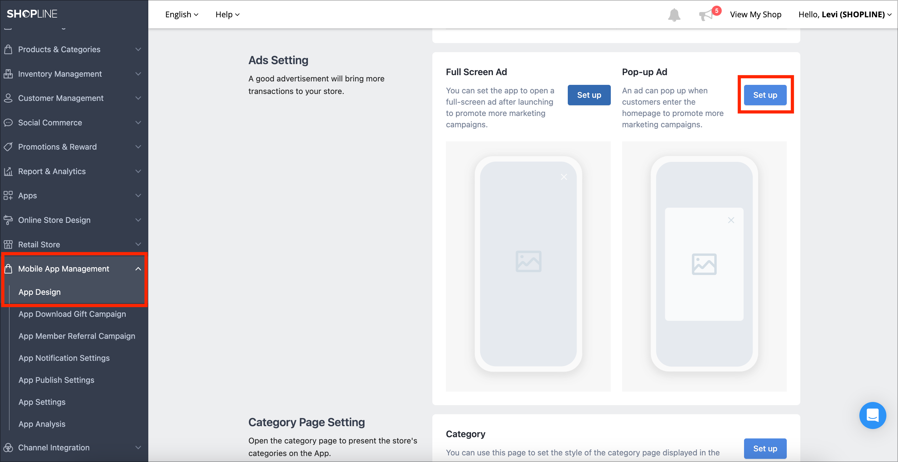Pop-up Ads | Shopper App – SHOPLINE Help Center