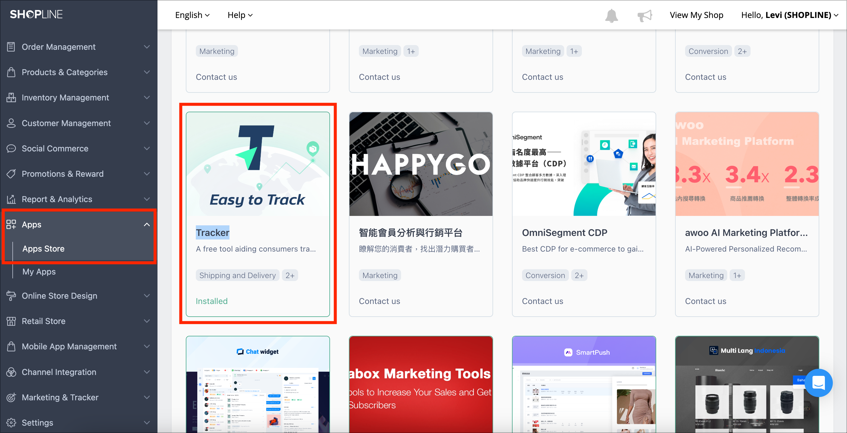 Tracker App – SHOPLINE Help Center