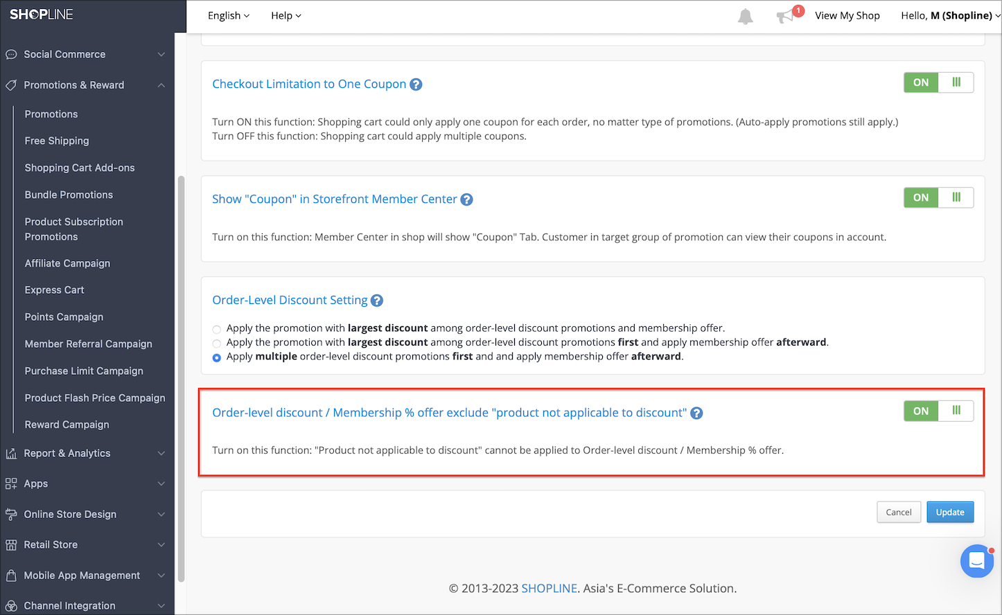 How to Exclude Products Not Applicable to Discounts – SHOPLINE Help Center