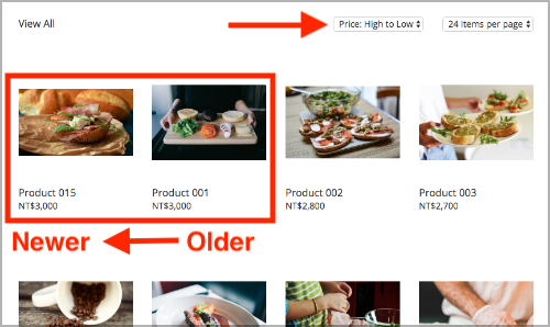 Product Sorting on the Storefront – SHOPLINE Help Center
