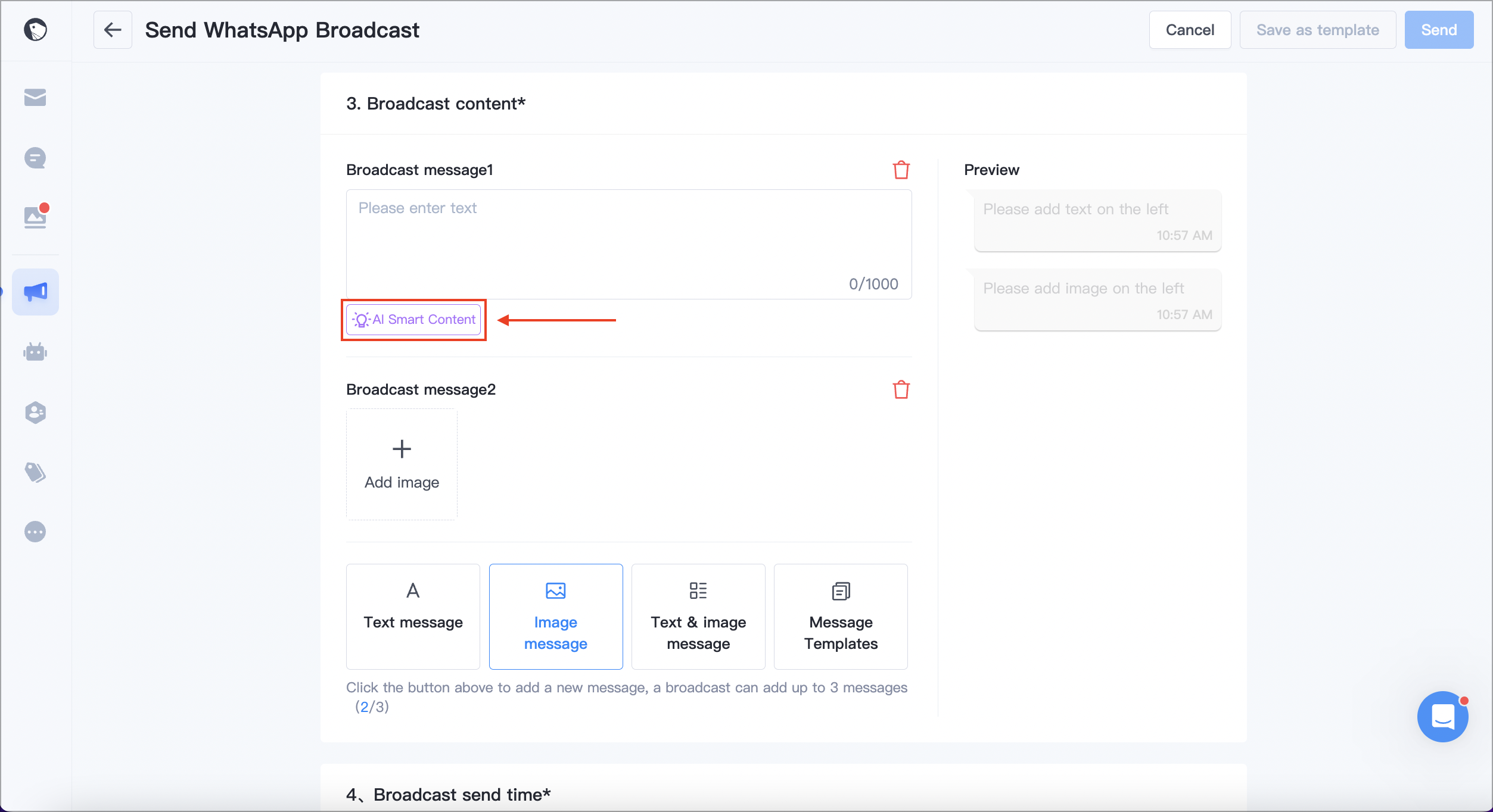 AI Smart Content | Message Center – SHOPLINE Help Center