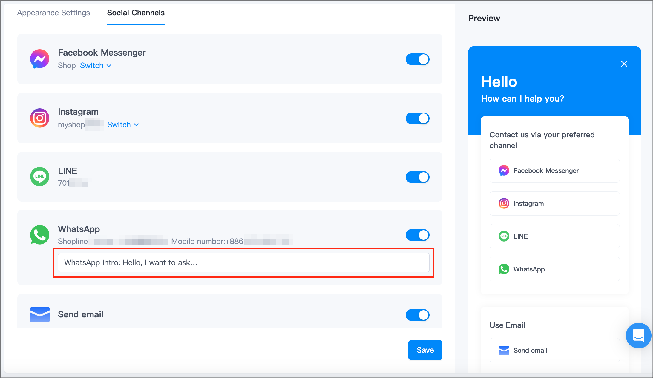 Chat Widget | Message Center – SHOPLINE Help Center