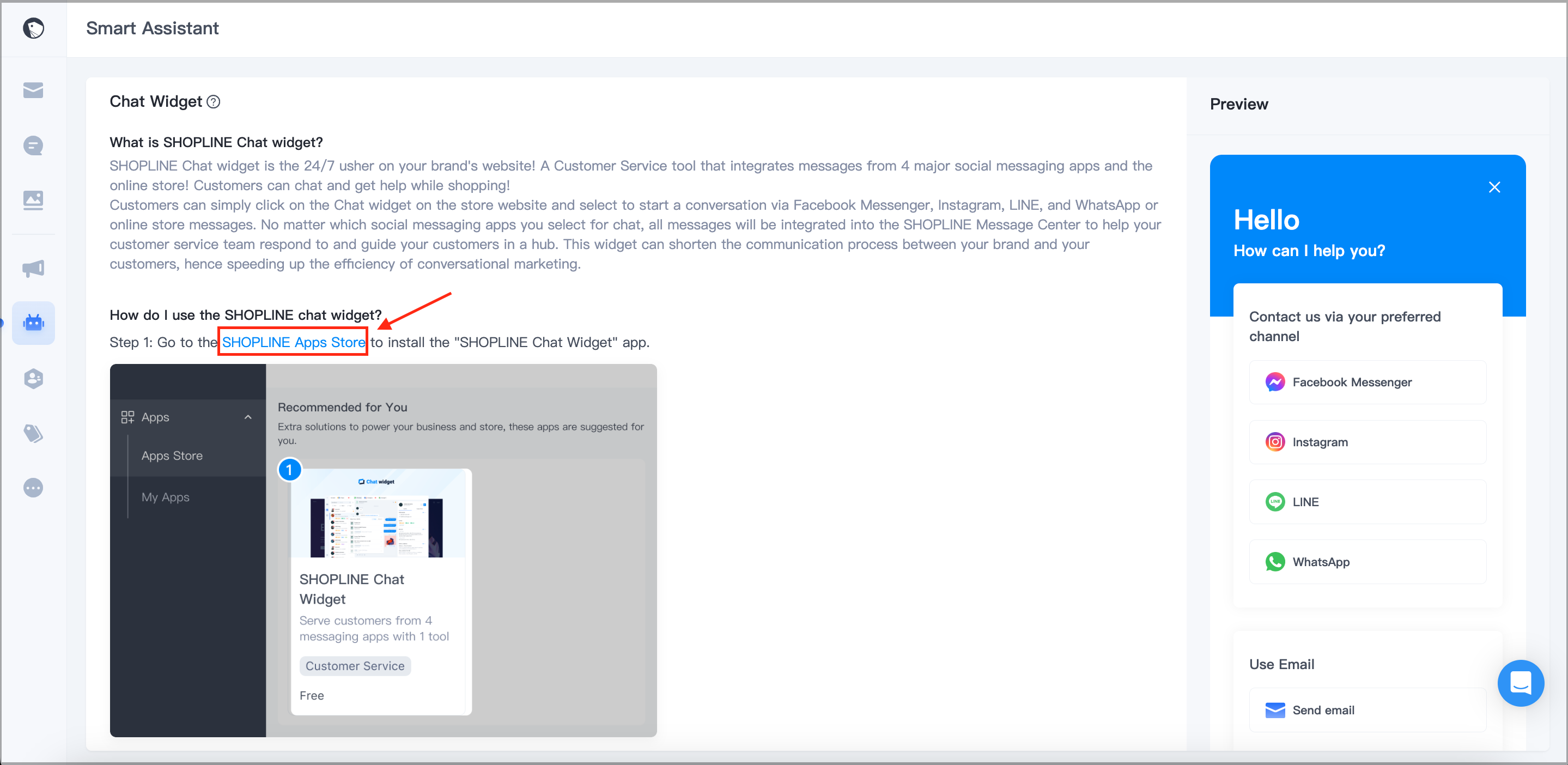 Chat Widget | Message Center – SHOPLINE Help Center