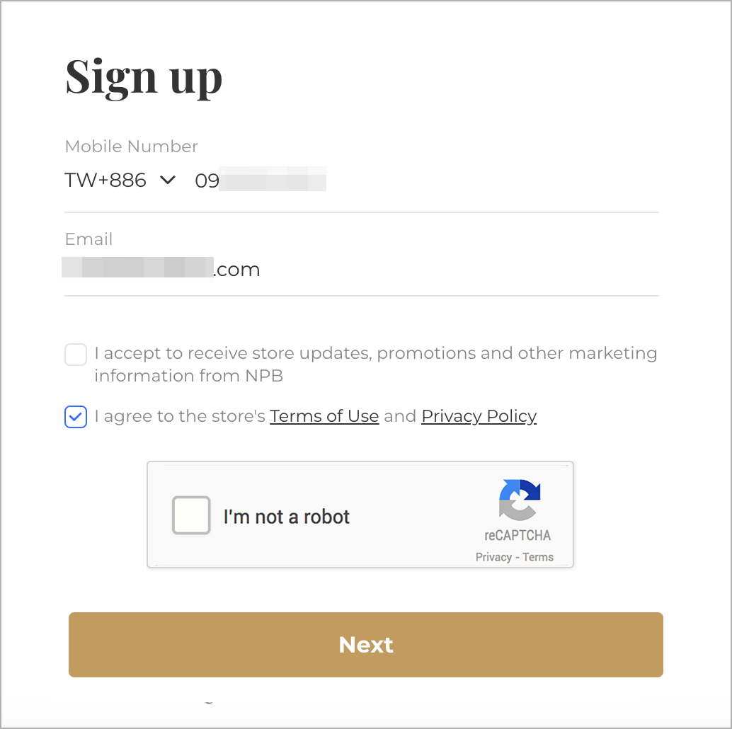 Mobile Number Sign Up and Login｜Customer Login Settings – SHOPLINE Help ...
