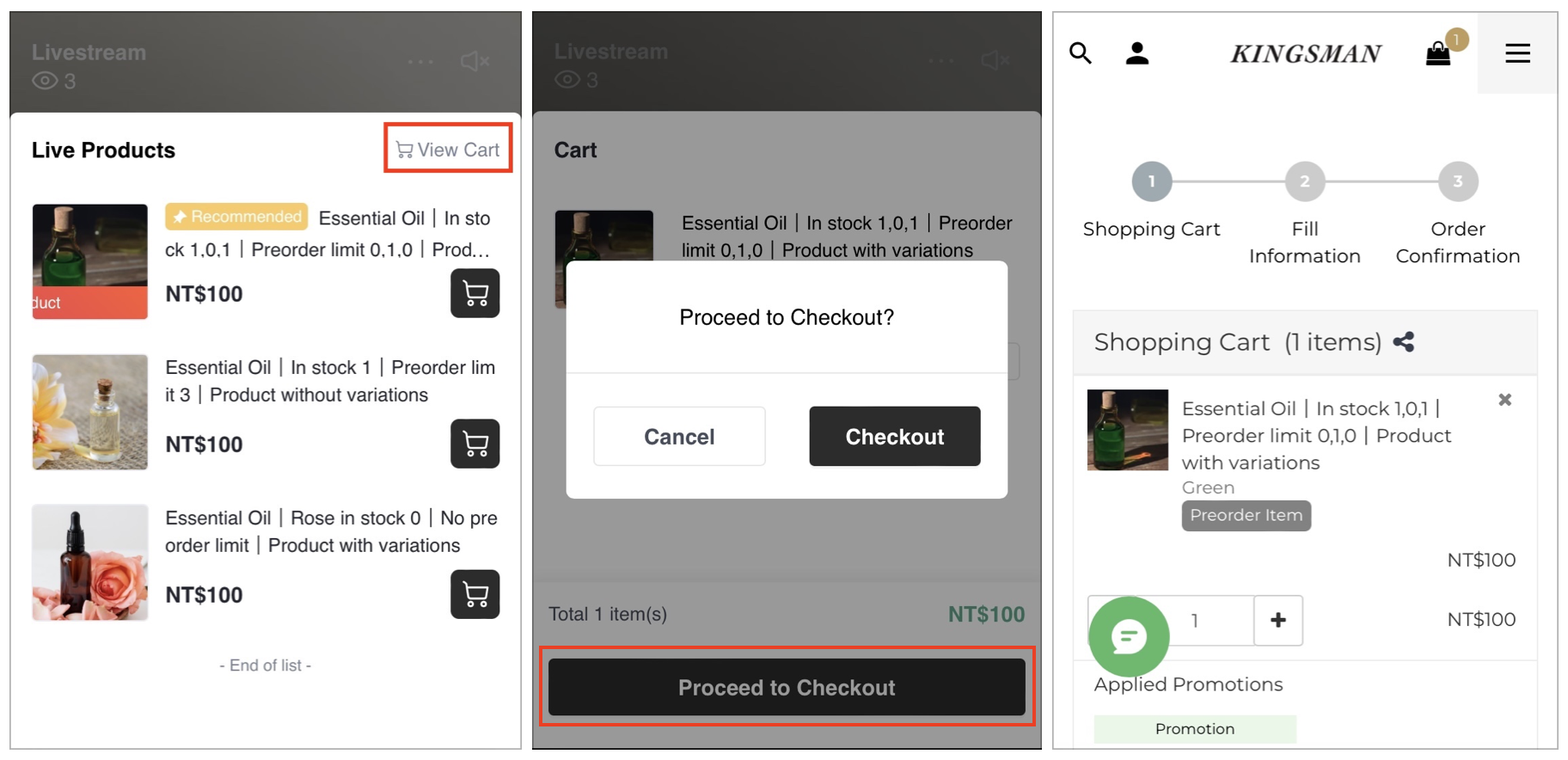 SHOPLINE Live | Livestream Interface and Performance – SHOPLINE Help Center
