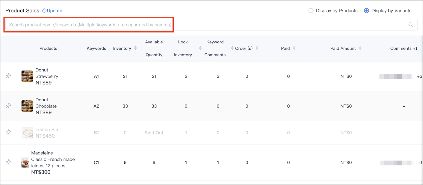 Facebook Live | Product Sales Overview – SHOPLINE Help Center
