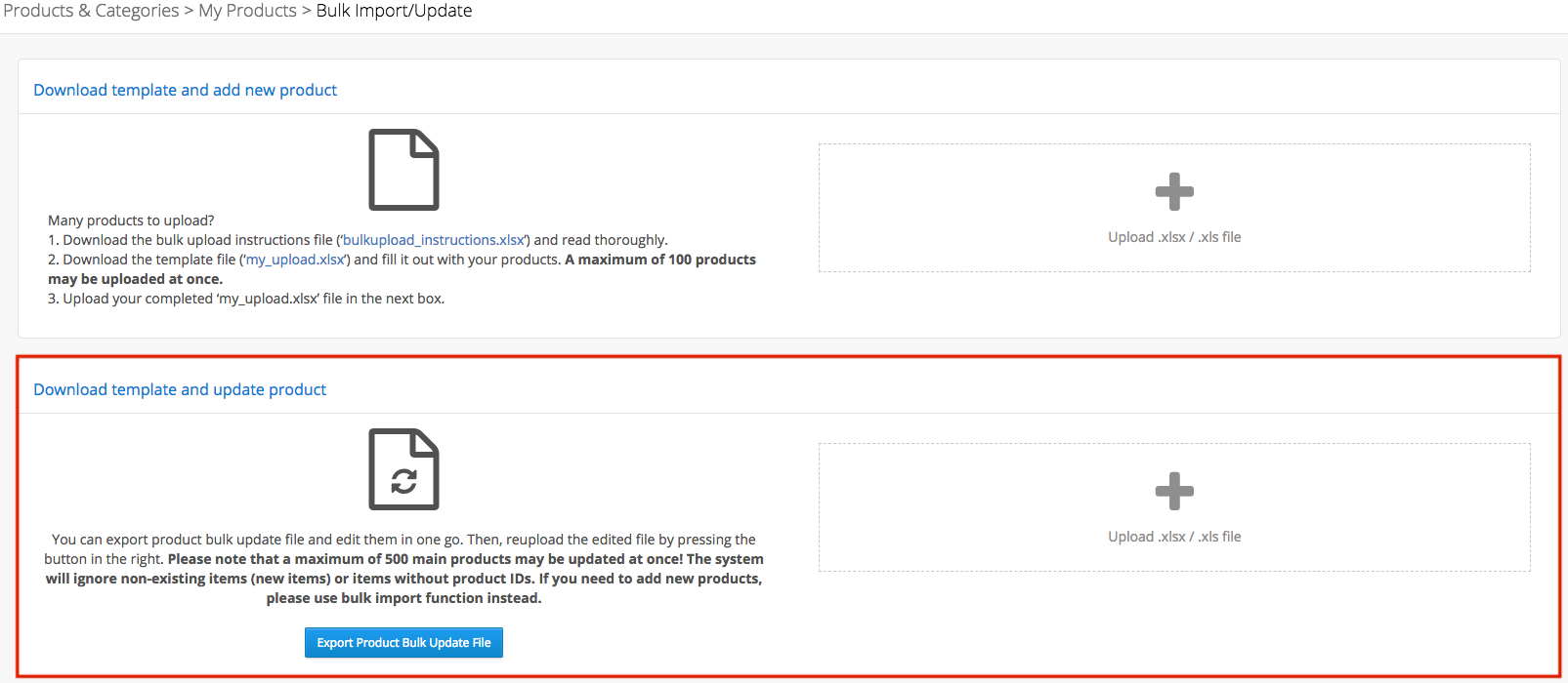 Bulk Update Products – SHOPLINE Help Center