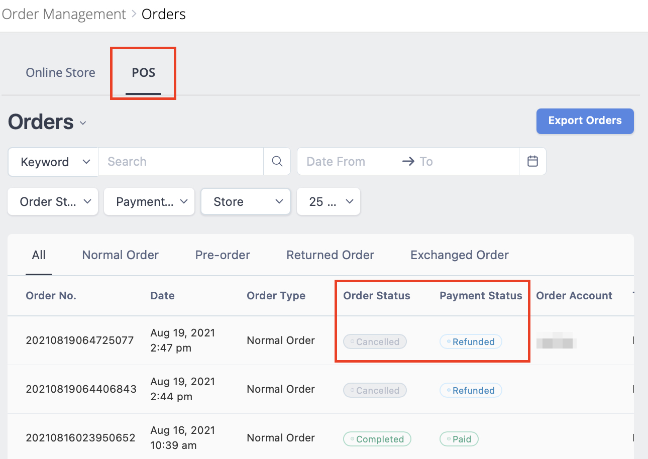 Cancel and Delete Orders | POS Admin – SHOPLINE Help Center