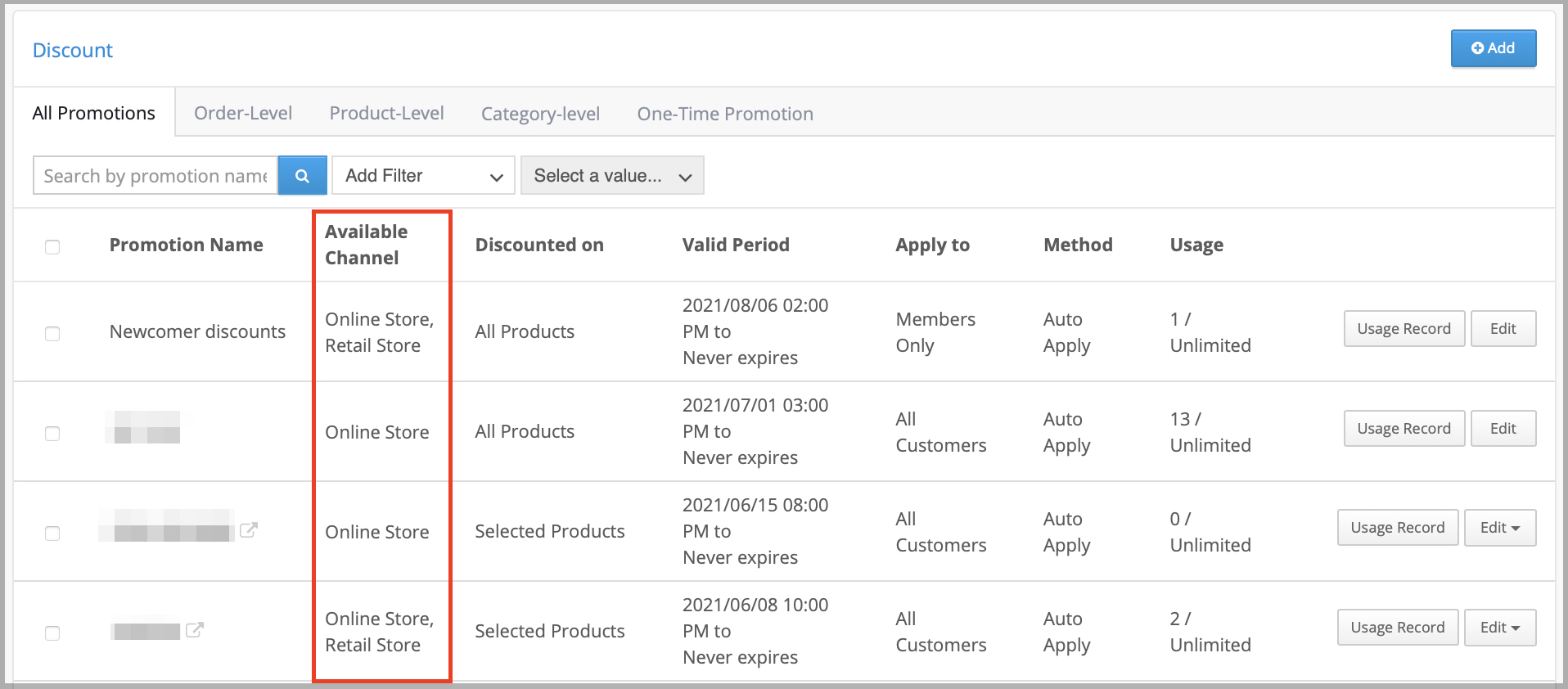 Promotion Campaign | POS Admin – SHOPLINE Help Center