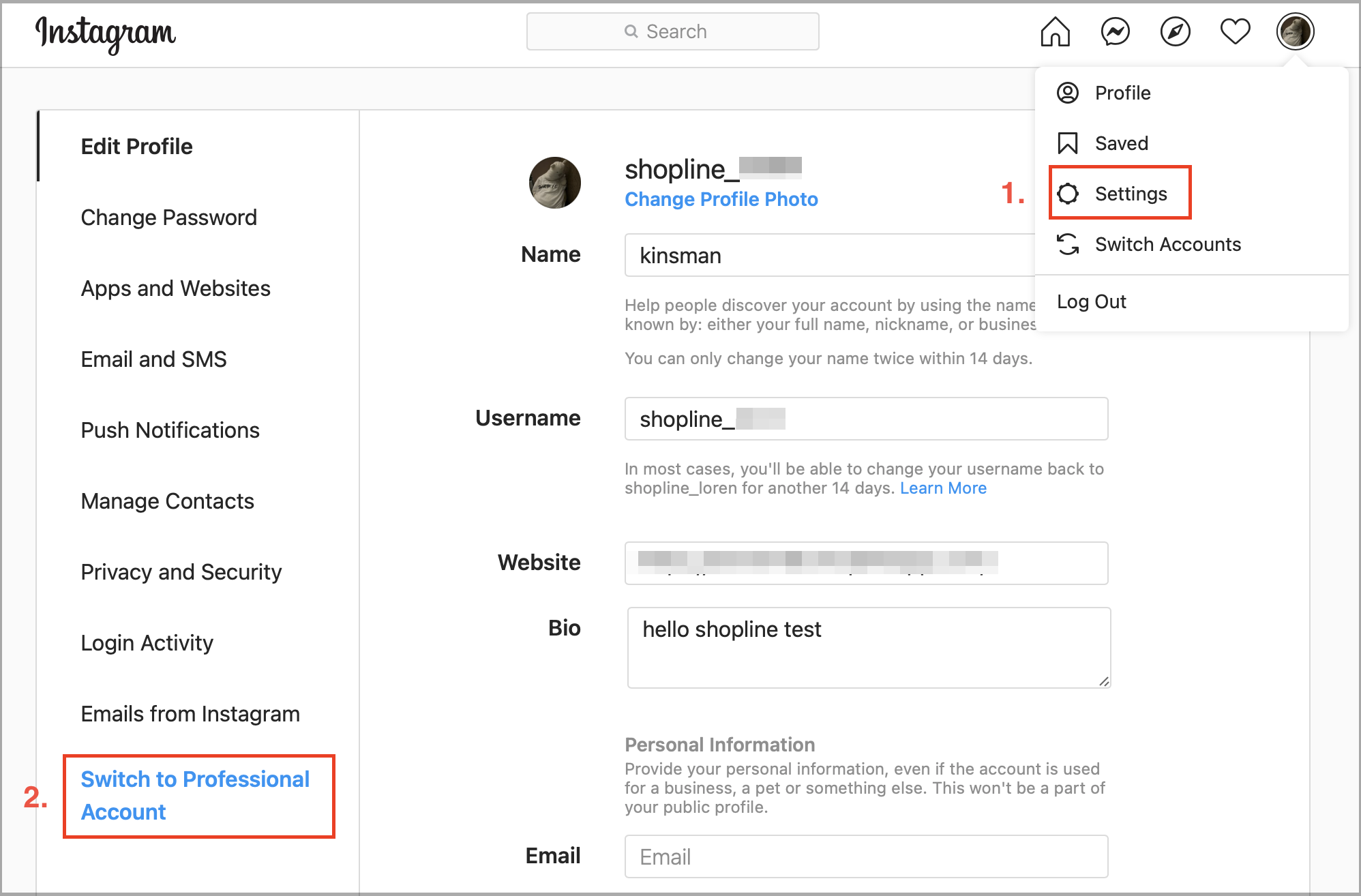 Integrate Instagram Messaging – SHOPLINE Help Center