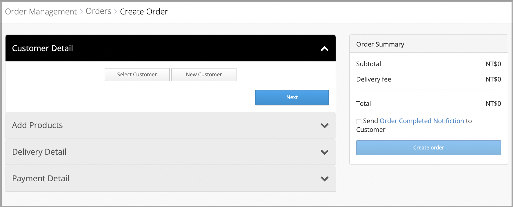 Create Order in Admin | Order Management – SHOPLINE Help Center