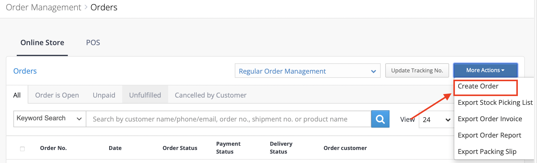 Create Order in Admin | Order Management – SHOPLINE Help Center