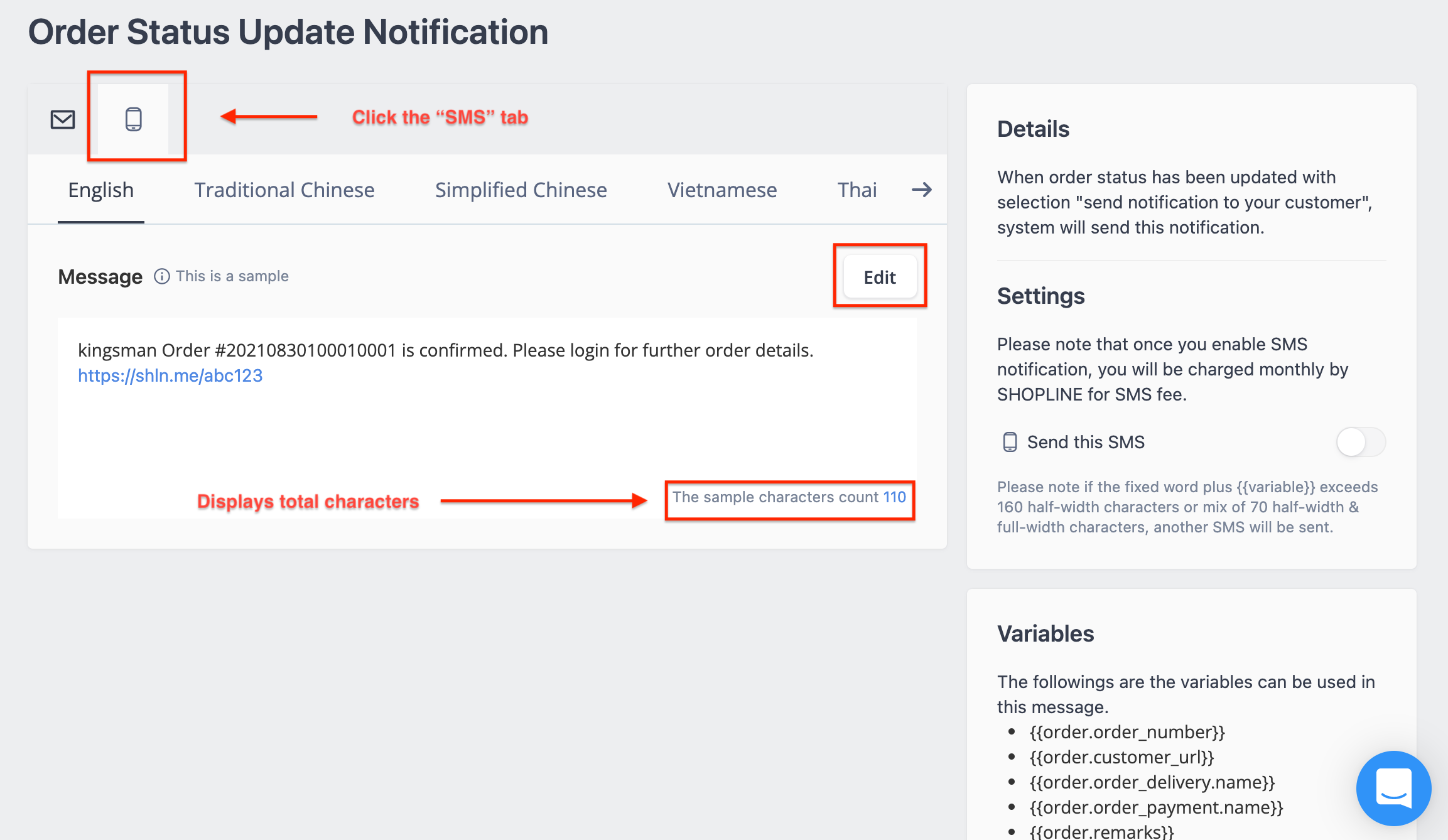 Custom Notifications - Order Related – SHOPLINE Help Center