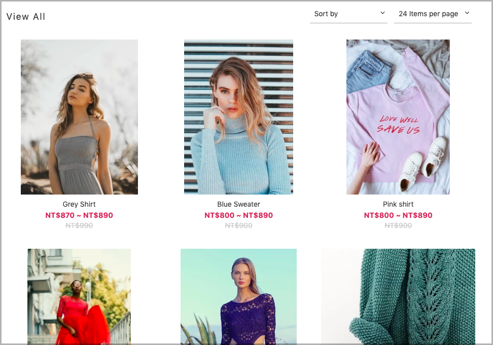 Product Variation and Variant | Products – SHOPLINE Help Center