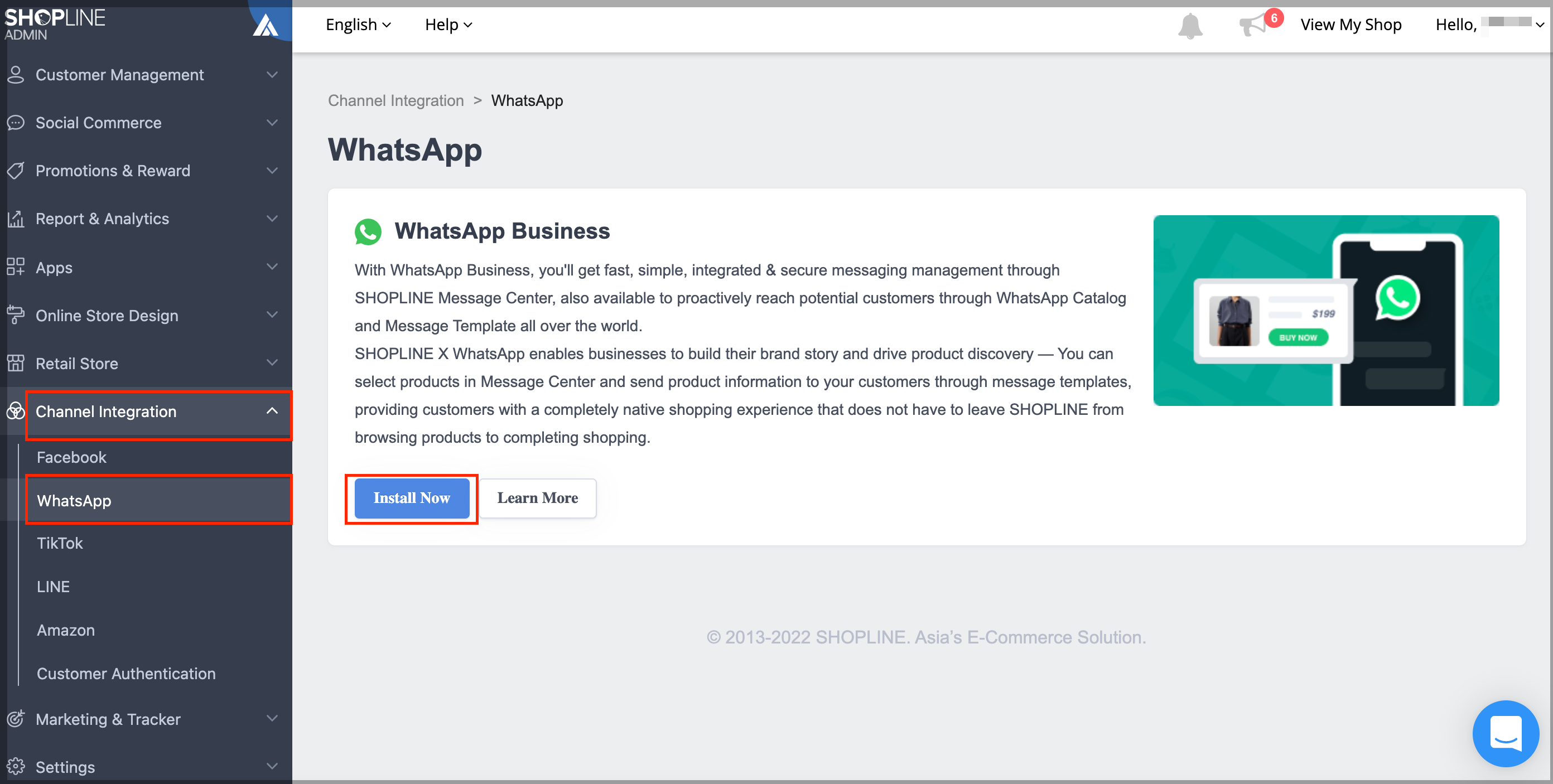 WhatsApp Business Account (WABA) Integration | Channel Integration ...