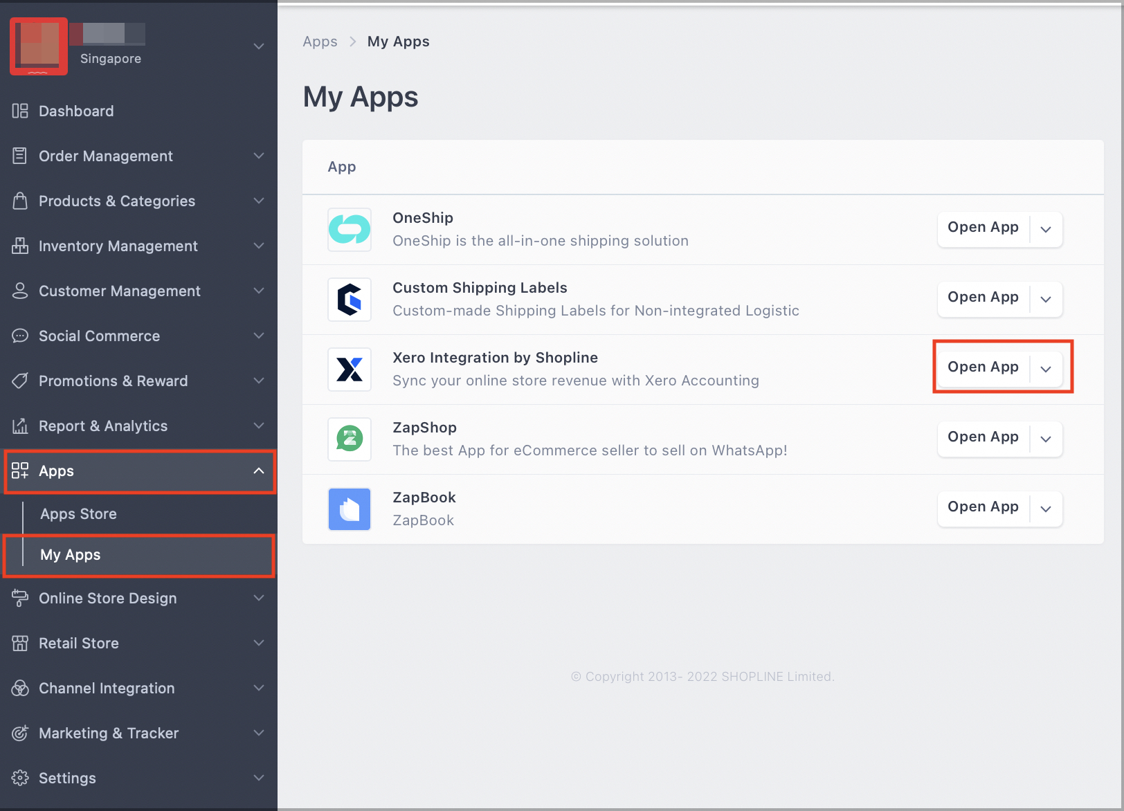 Xero Integration App – SHOPLINE Help Center