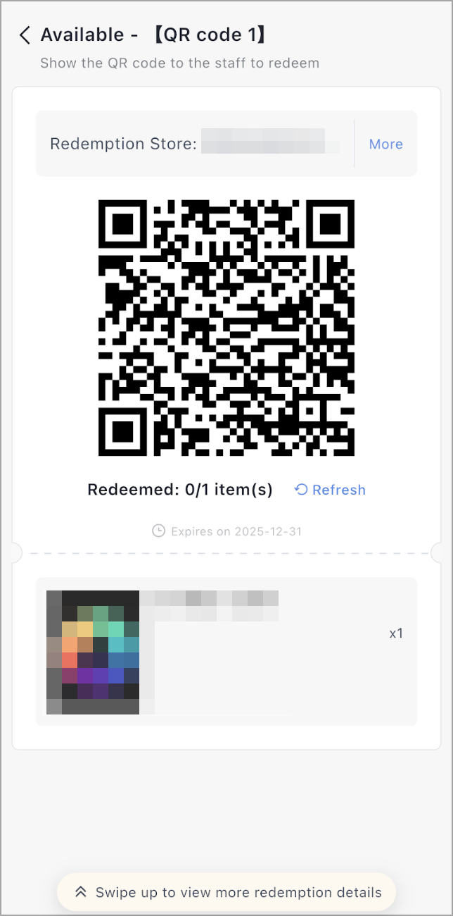 QR Code Product Redemption | Shopper App – SHOPLINE Help Center
