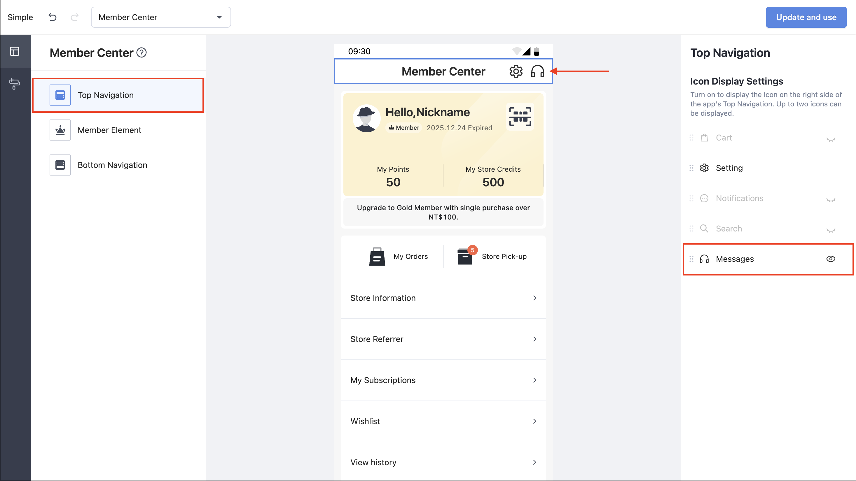Messages Page | Shopper App – SHOPLINE Help Center