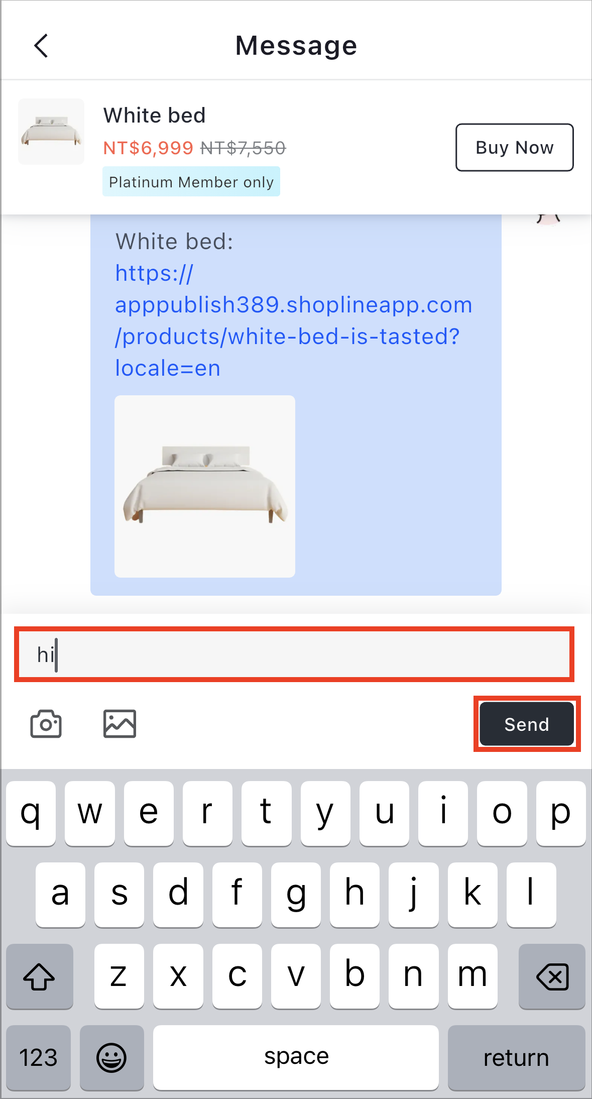 Messages Page | Shopper App – SHOPLINE Help Center
