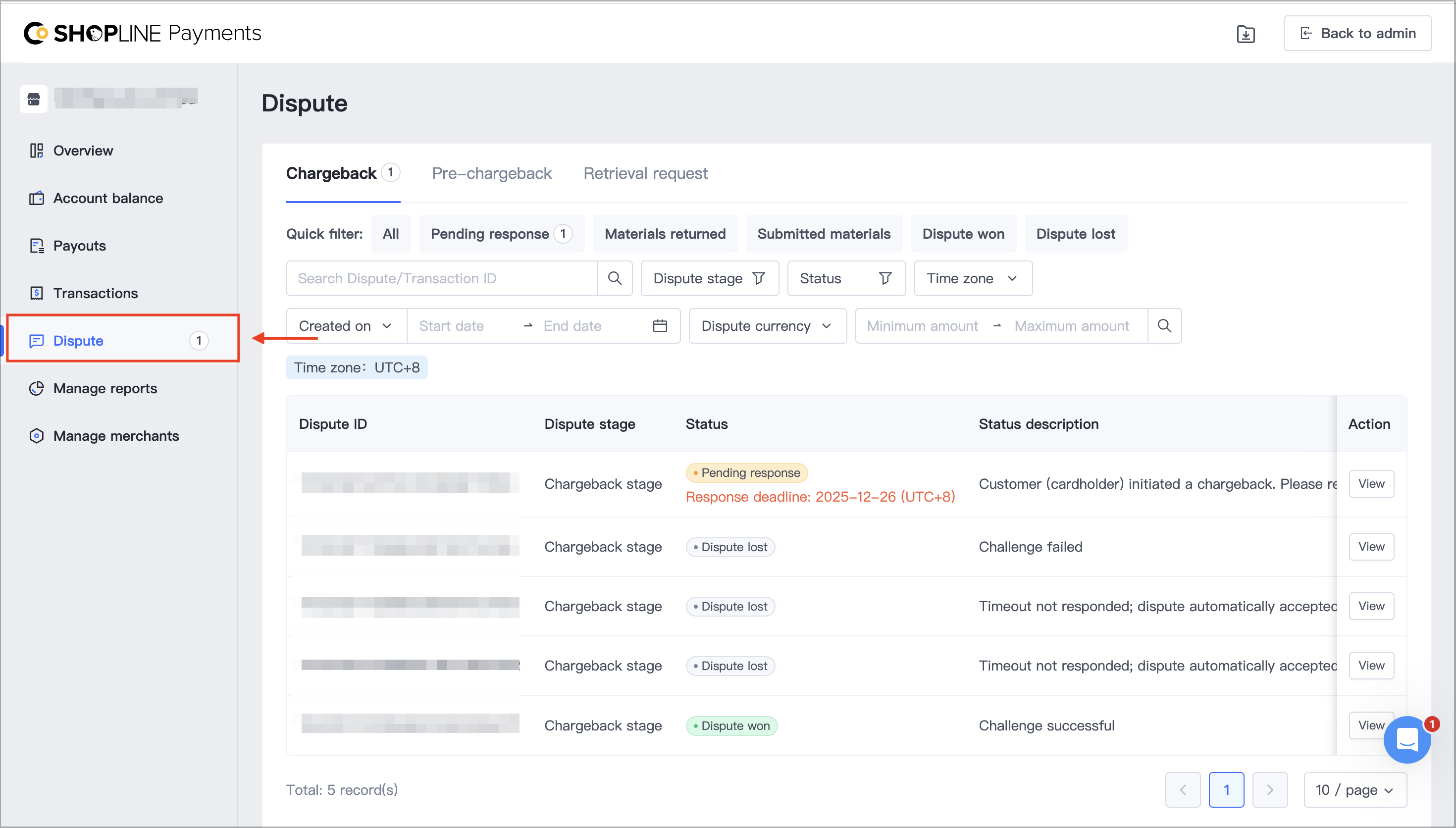 New Transaction Dispute and Chargeback Management (HK) – SHOPLINE Help ...