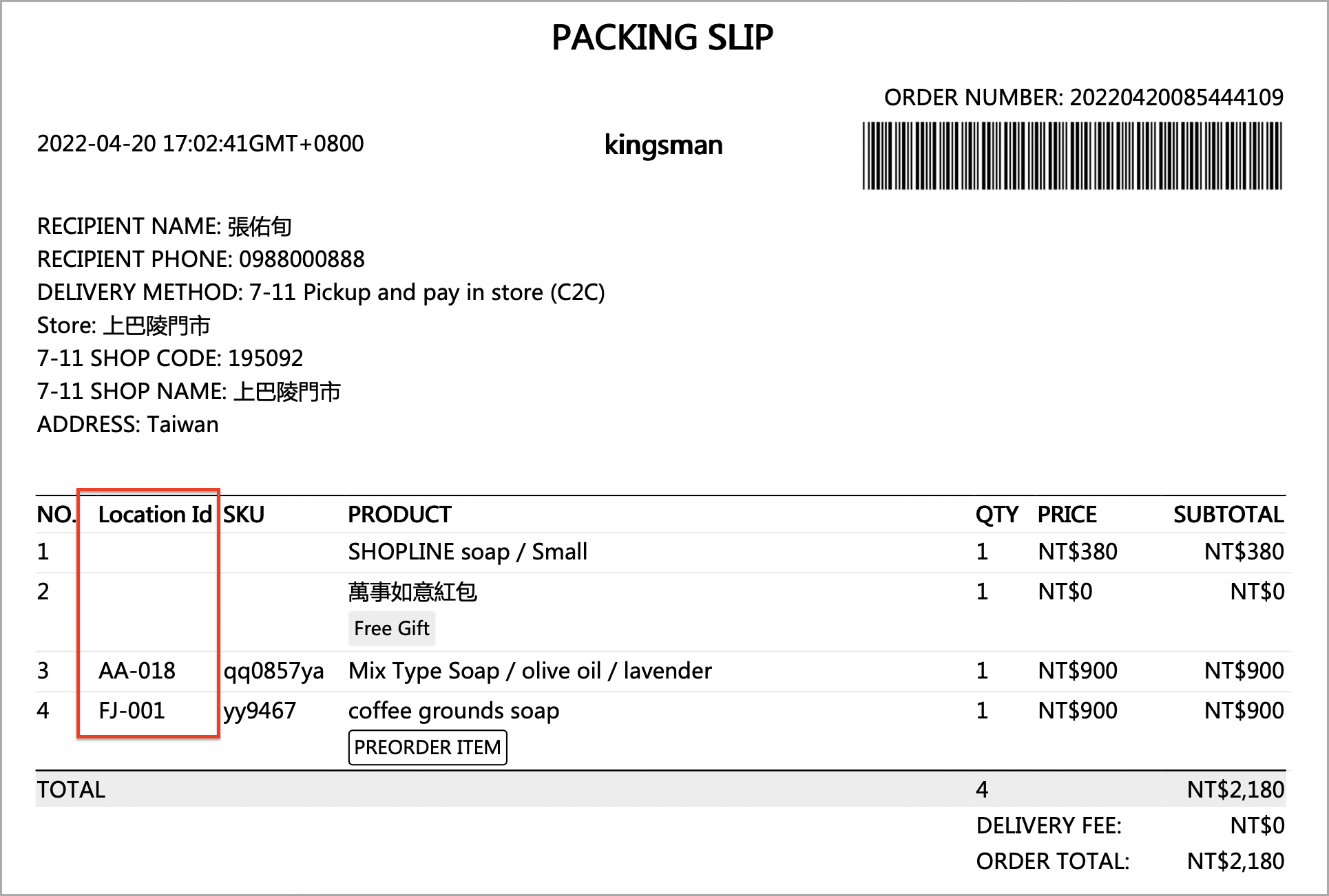 Product Location ID – SHOPLINE Help Center