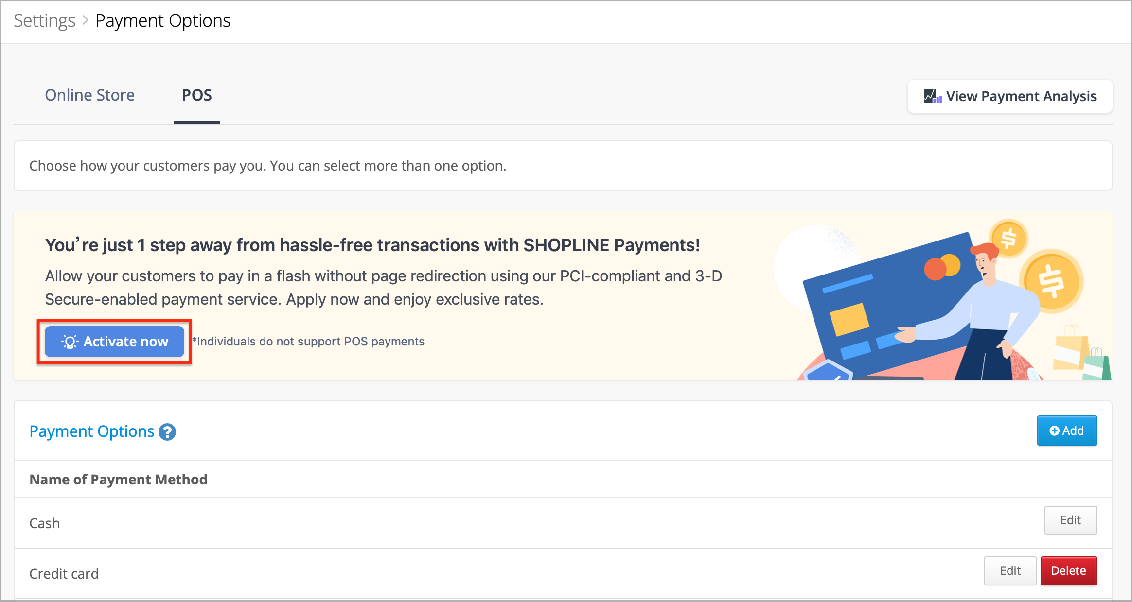 POS Custom Payment Option Setup – SHOPLINE Help Center